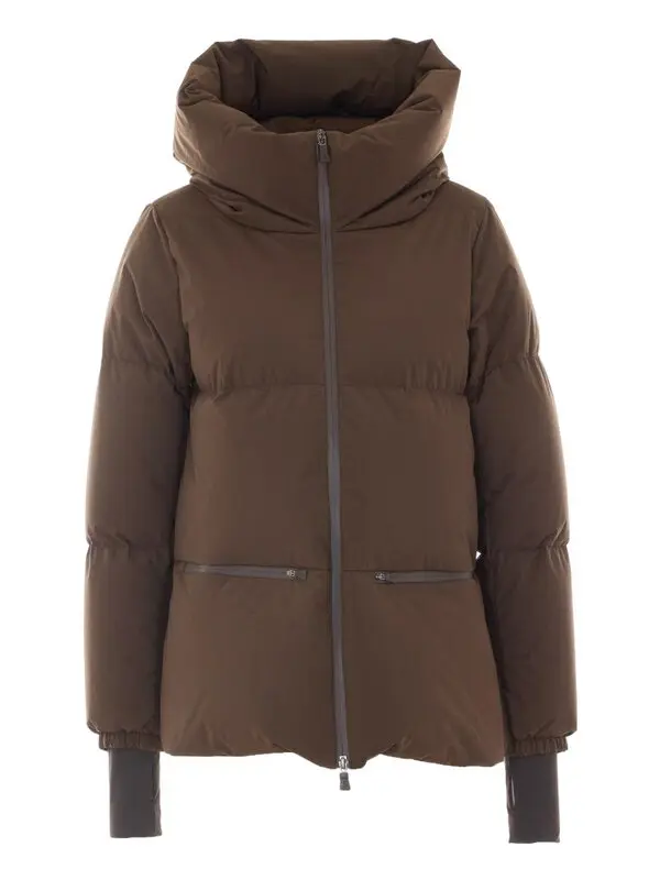 Herno 2 Layer Windstopper Down Jacket - Brown