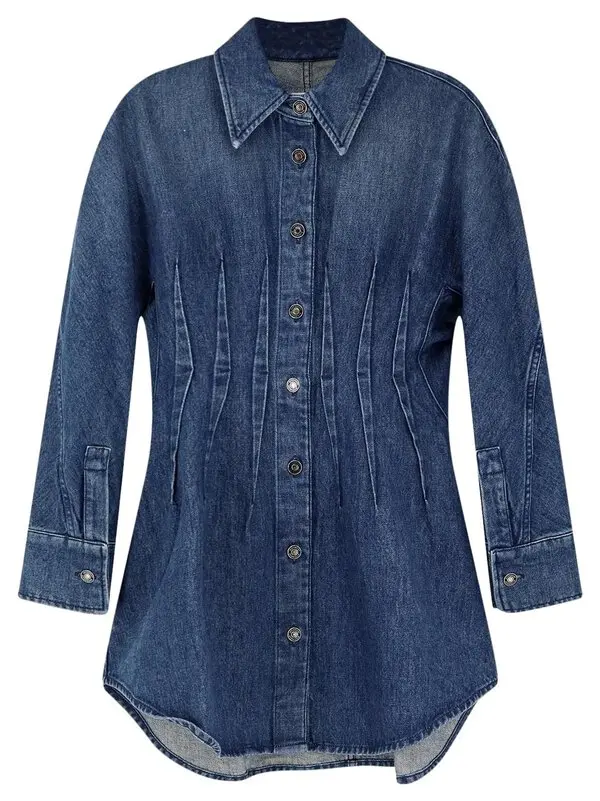 Givenchy Denim Chemisier Dress - Multicolor