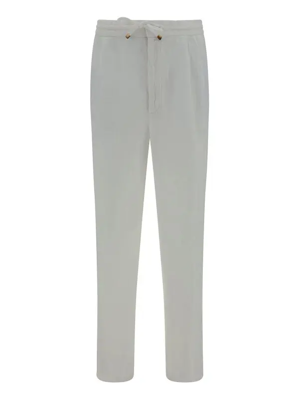 Brunello Cucinelli Linen Pants - White