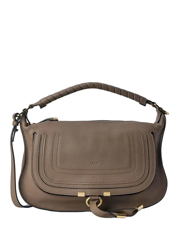 Chloé Small Marcie Shoulder Bag - Cream