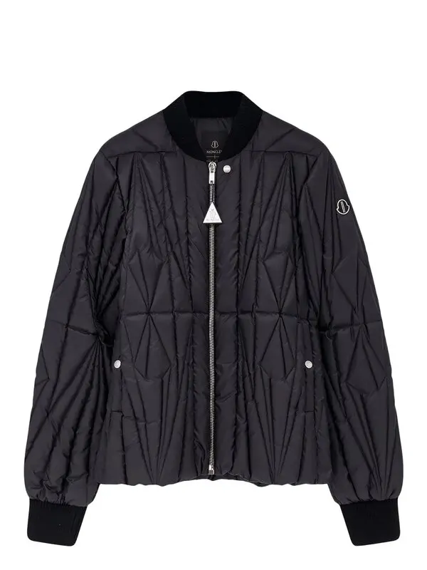 Moncler Rick Owens Geocamo Flight Down Jacket - Black