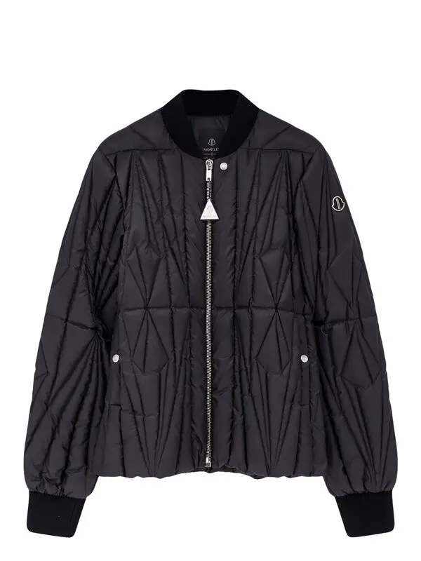 Moncler Rick Owens Geocamo Flight Down Jacket - Black