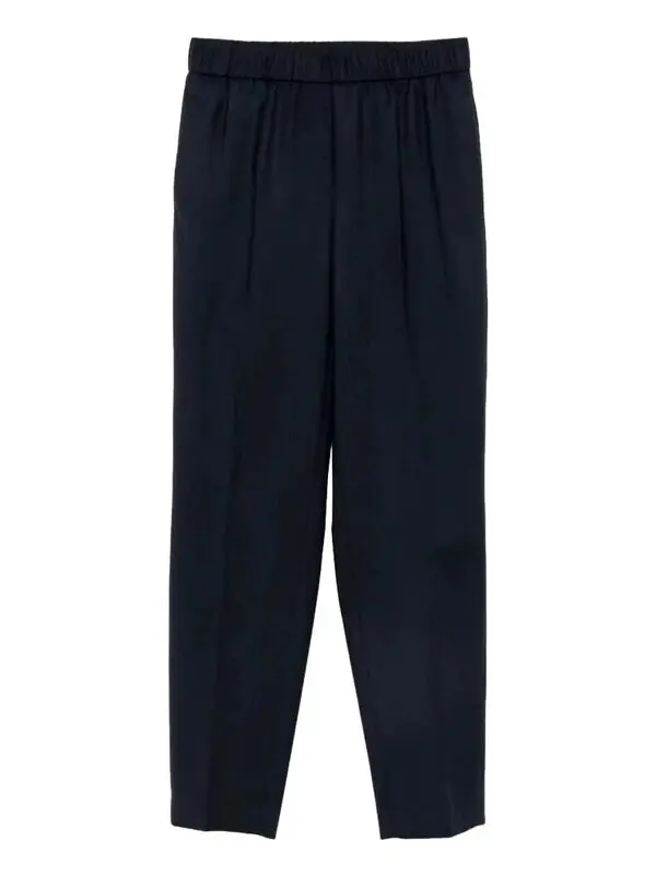 Peserico Wool Tailored Trousers - Multicolor