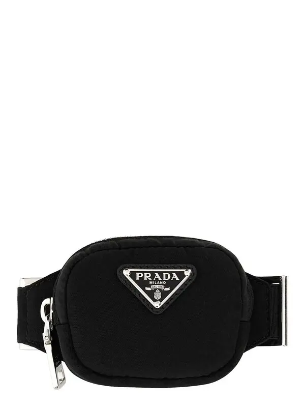 Prada Nylon Belt Bag - Black