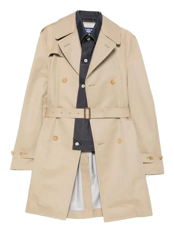 Junya Watanabe Cotton Double-breasted Coat - Multicolor