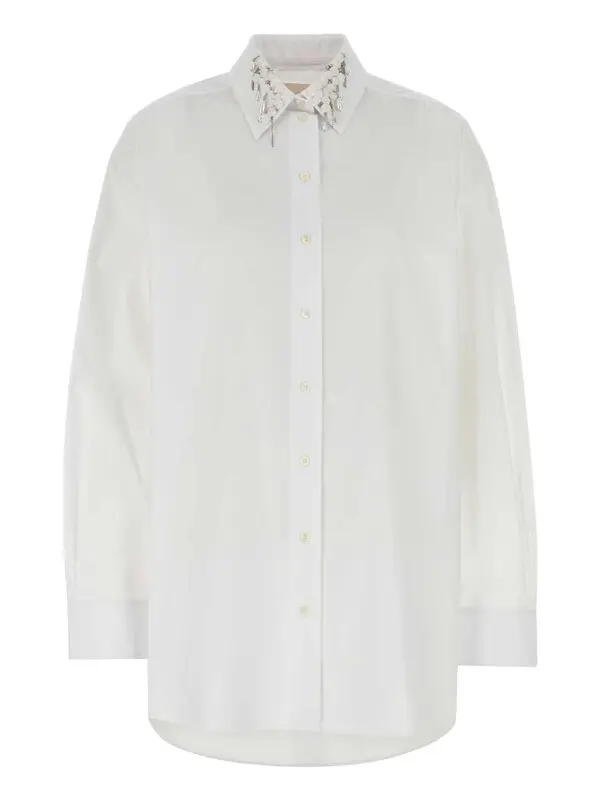 Givenchy Poplin Oversize Shirt - White