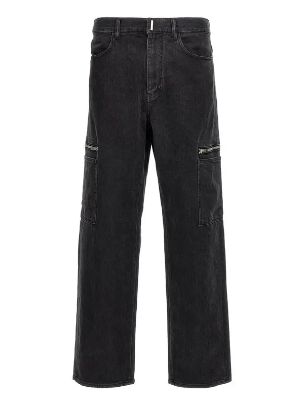 Givenchy Cargo Jeans - Black