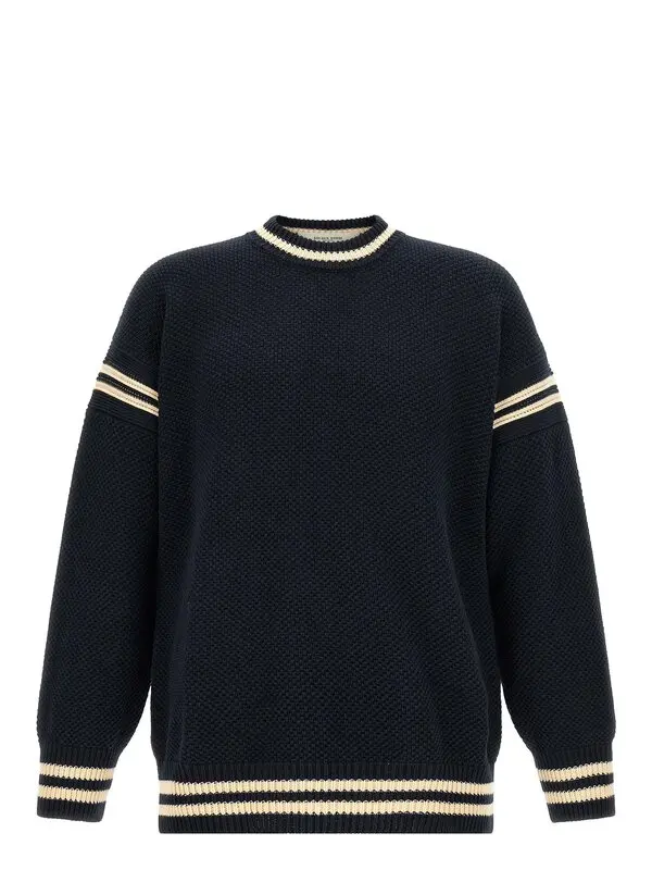 GOLDEN GOOSE Reynard Cotton Sweater - Blue