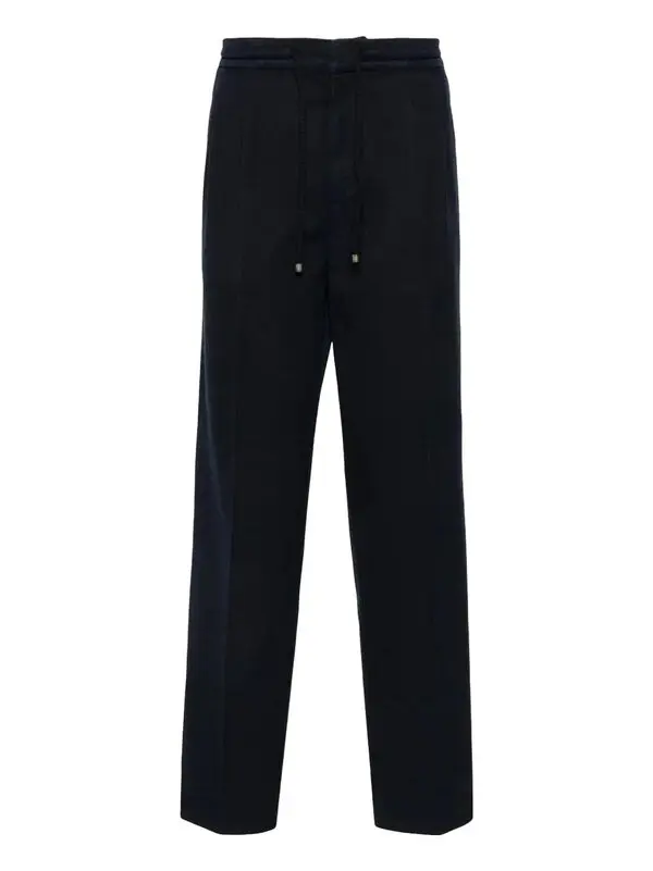Brunello Cucinelli Cotton Trousers - Multicolor