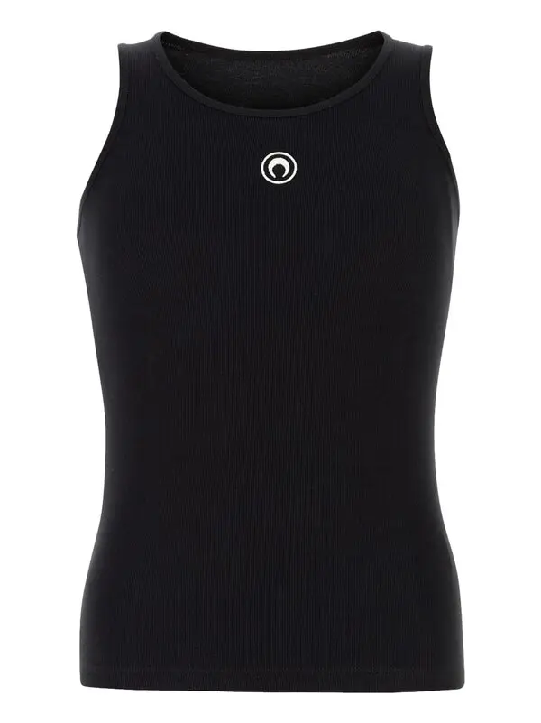 MARINE SERRE Moon Cotton Tank Top - Multicolor