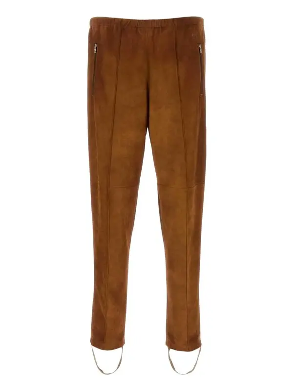 Prada Caramel Suede Pant - Brown