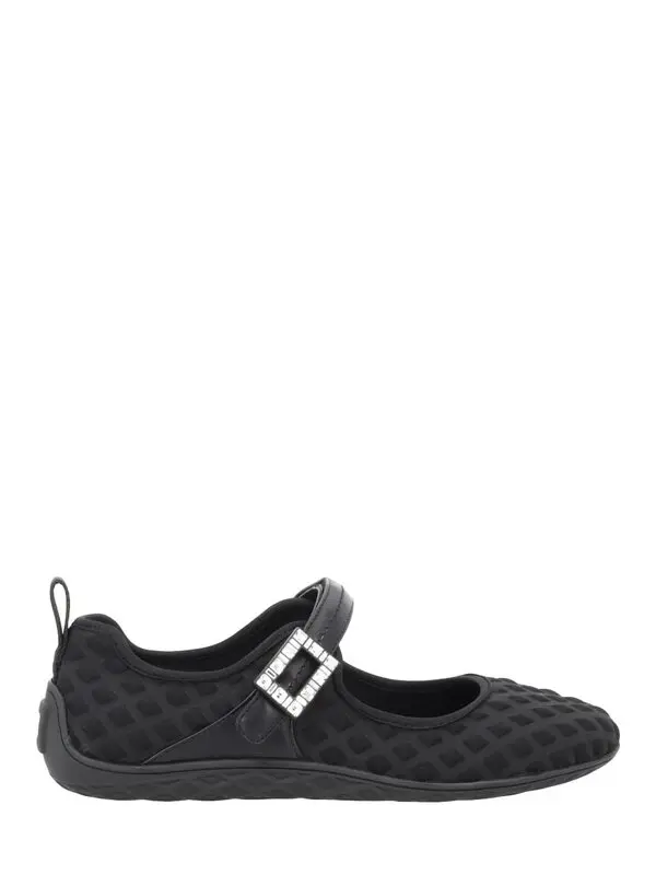 ROGER VIVIER Ballerina Viv Low - Black