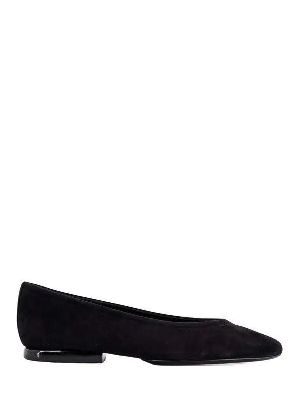 Loro Piana Primula Suede Ballerinas - Black