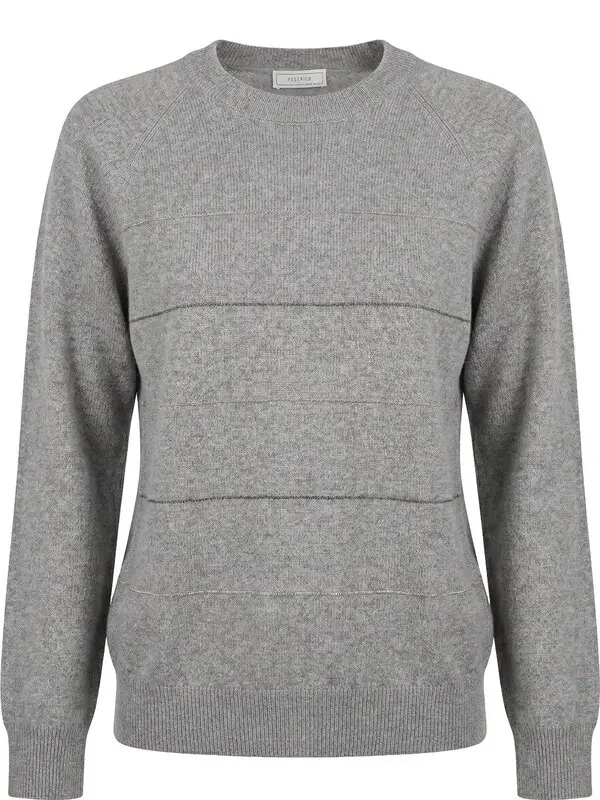 Peserico Round Neck Sweater - Multicolor