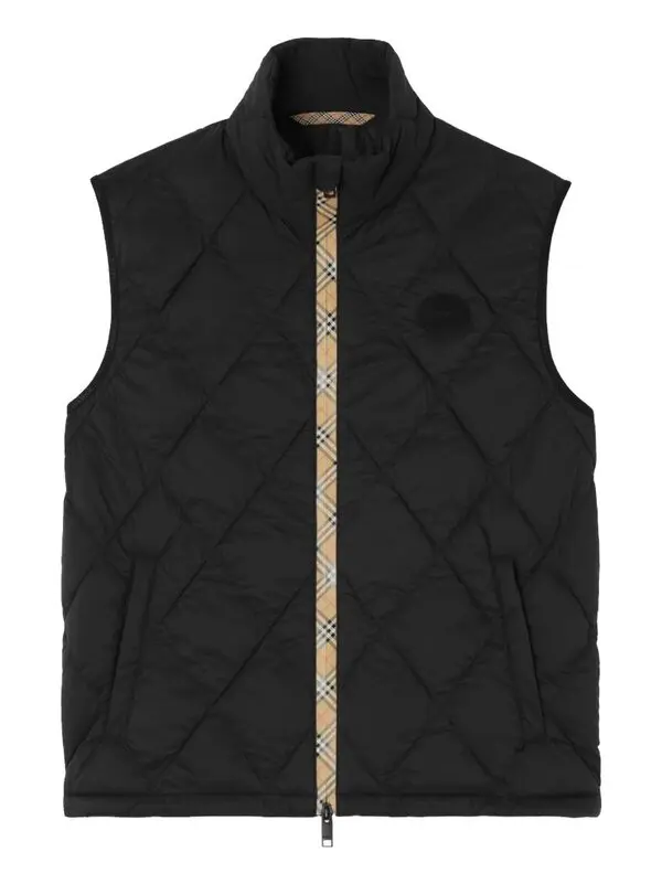 Burberry Acresford Quilted Down Vest - Multicolor