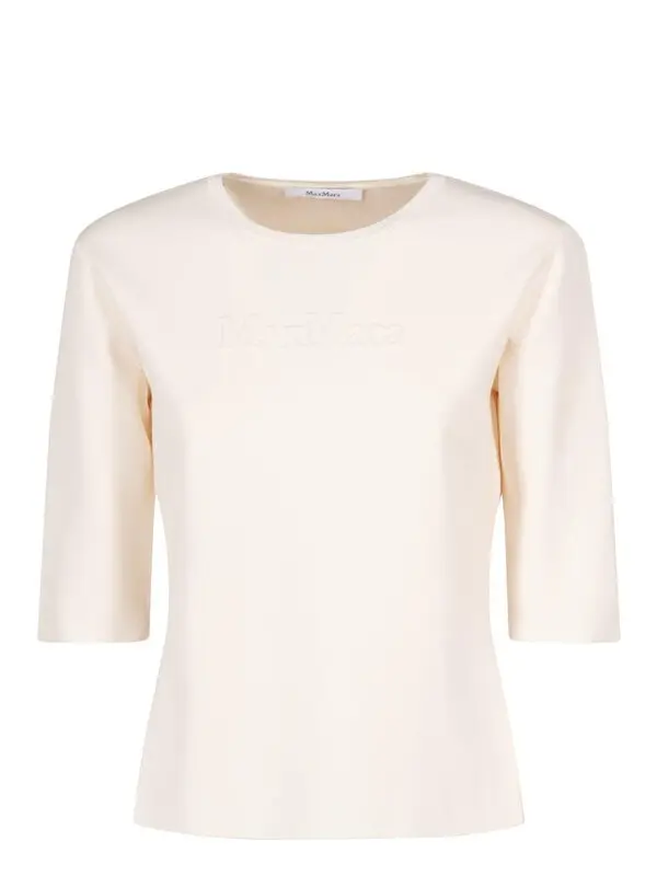 Max Mara Knitted Jersey Top - Multicolor
