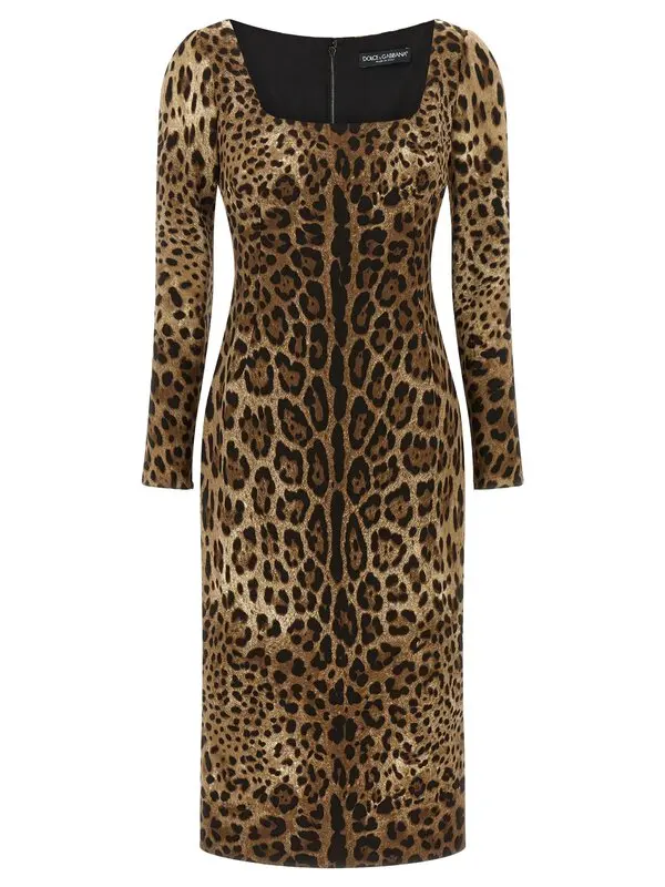 Dolce & Gabbana Leo Dress - Brown
