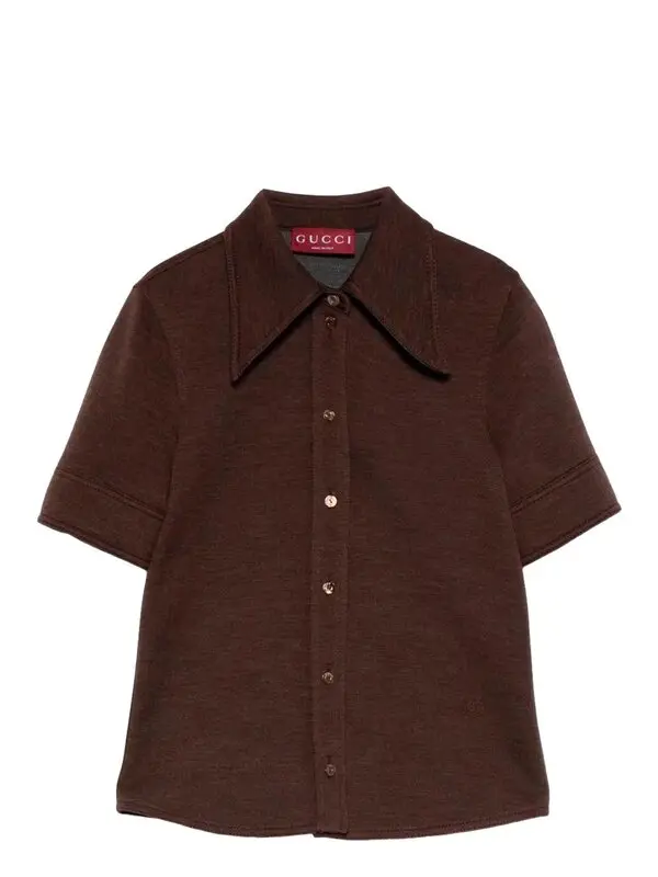 Gucci Wool Buttoned Shirt - Multicolor