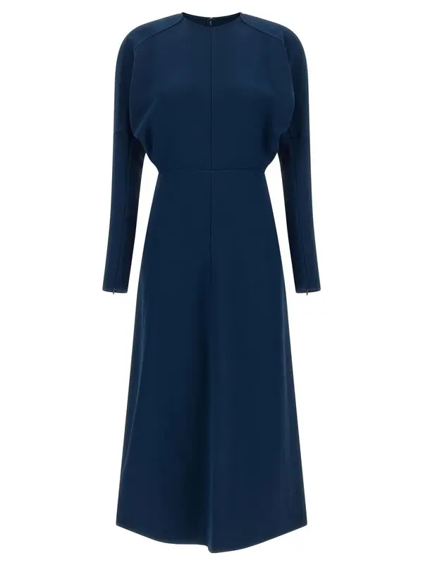 Victoria Beckham Cady Midi Dress - Blue