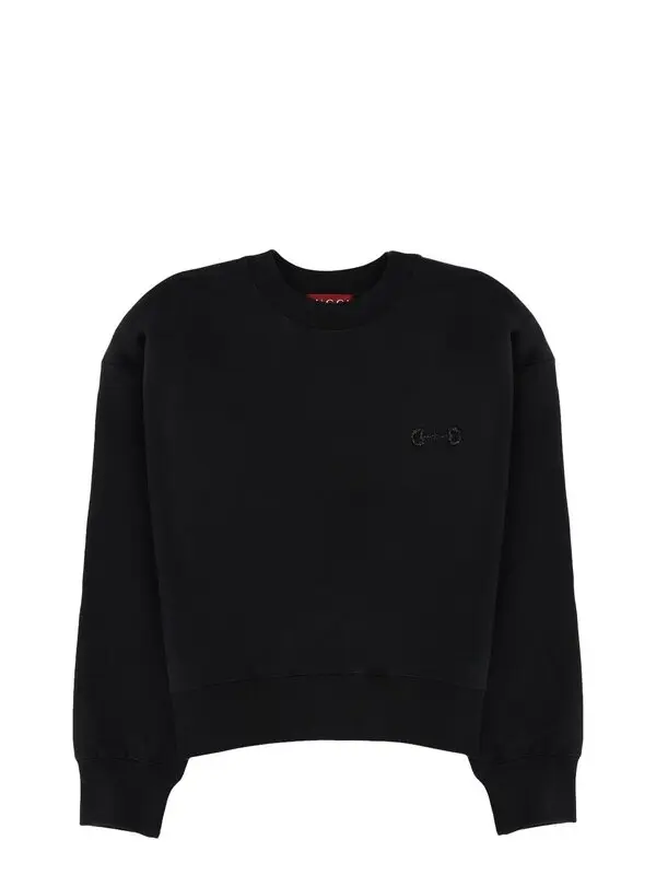 Gucci Sweatshirt With Clamp Detail - Black