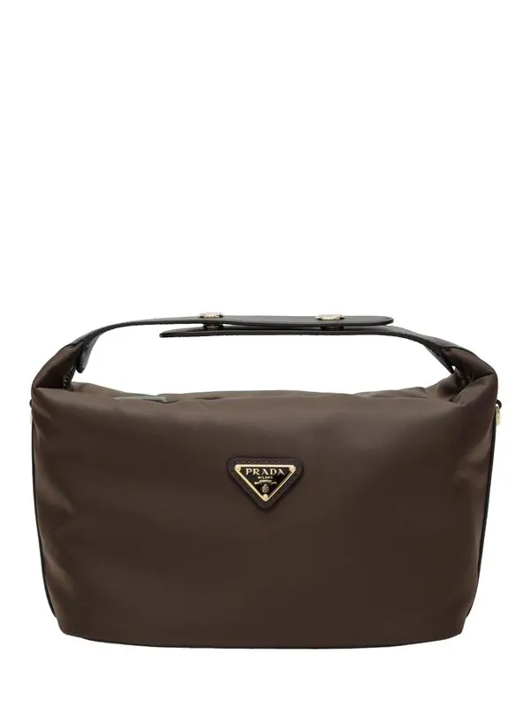 Prada Cherie Mini Bag In Re-nylon - Brown