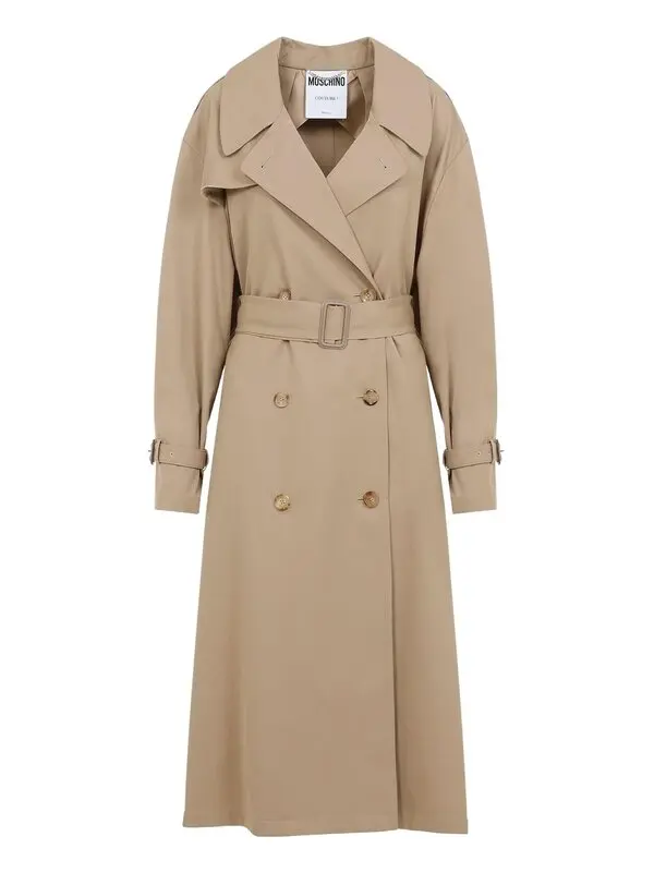 Moschino Cotton Nylon Coat - Multicolor