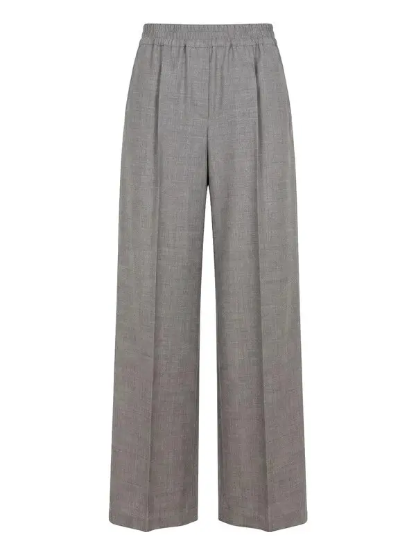 Brunello Cucinelli Wool Pants - Multicolor
