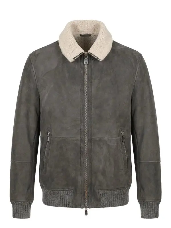 Brunello Cucinelli Leather Jacket - Multicolor