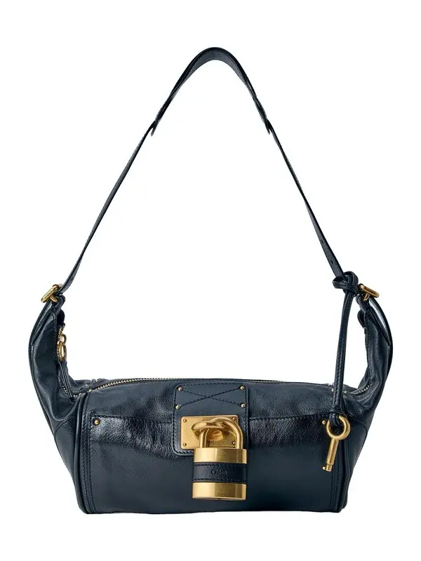 Chloé Paddington Grained Shoulder Bag - Black