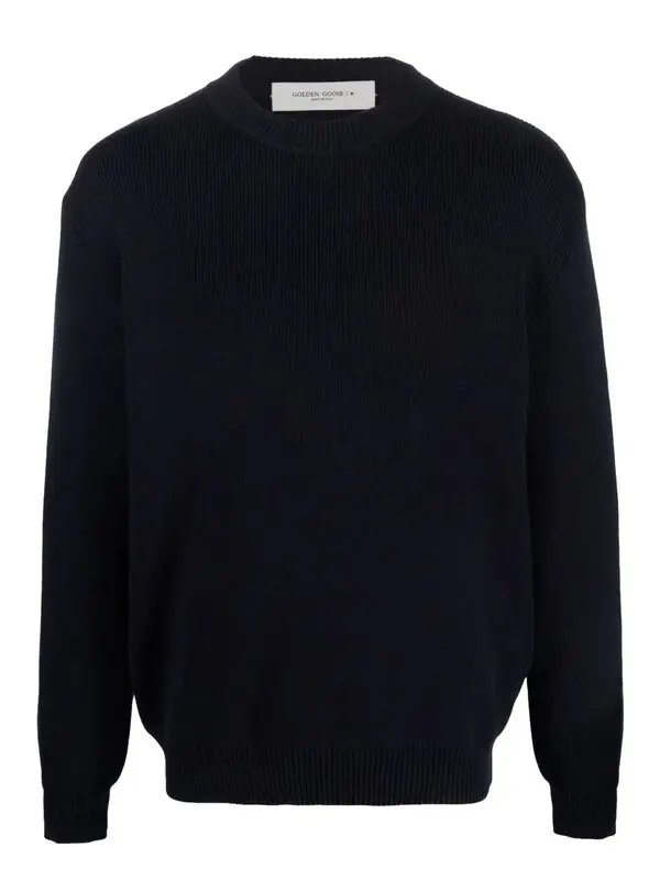 GOLDEN GOOSE Cotton Crewneck Sweater - Multicolor