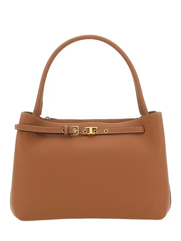 TOD'S T-string Leather Handbag - Multicolor
