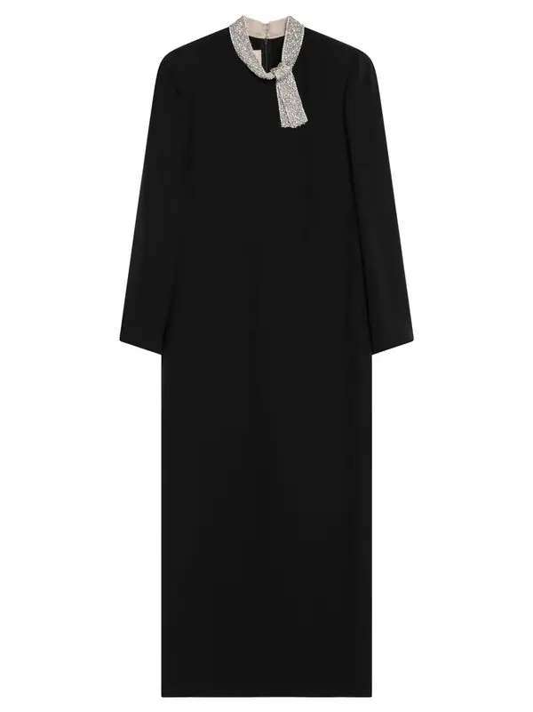 Valentino Garavani Silk Cady Couture Dress - Black