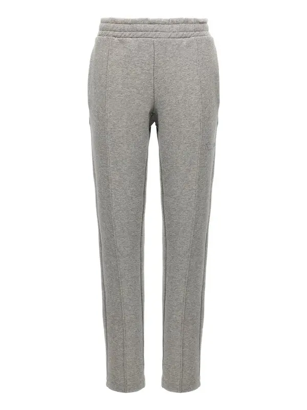 Attico Logo Joggers - Gray