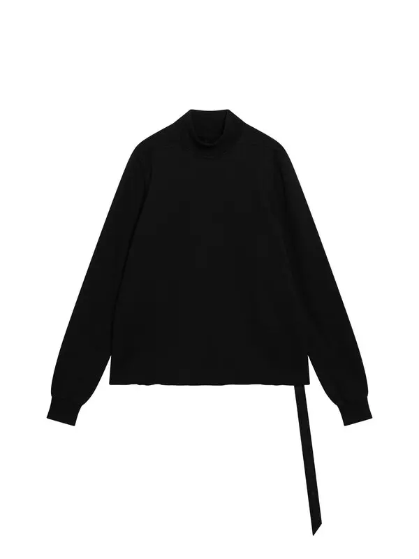 Rick Owens Sweatshirt In Cotton - Black