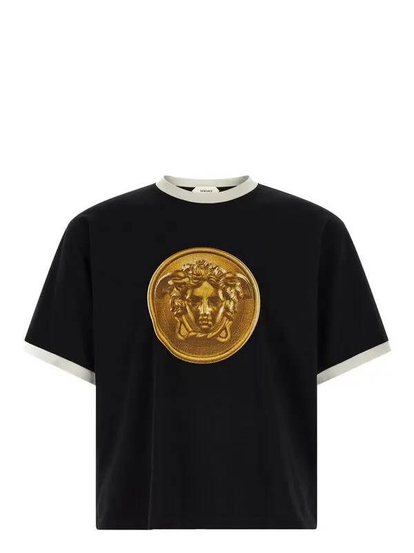 Versace Medusa Coin' T-shirt - Black
