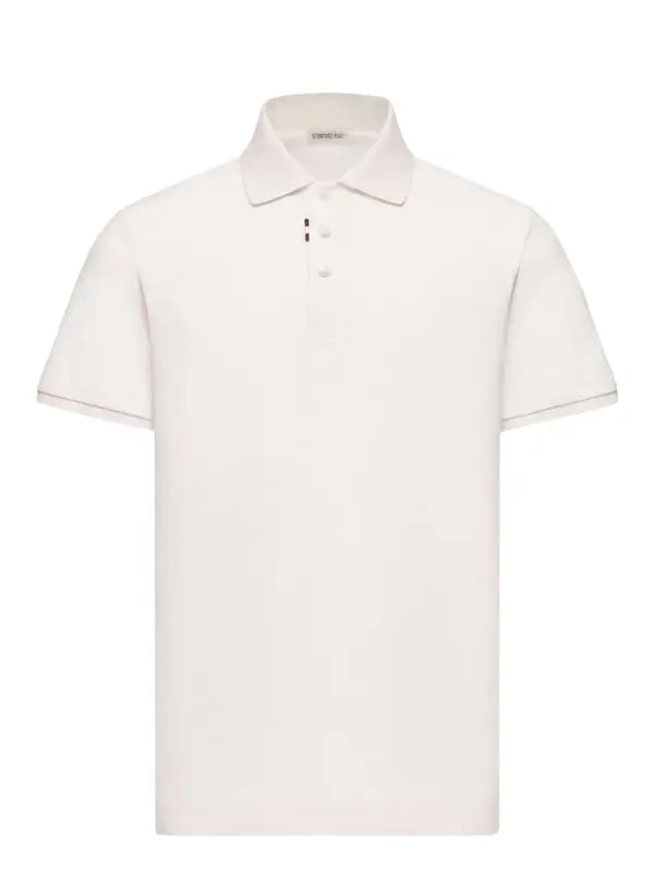 Moncler Logo Cotton Polo Shirt - Multicolor