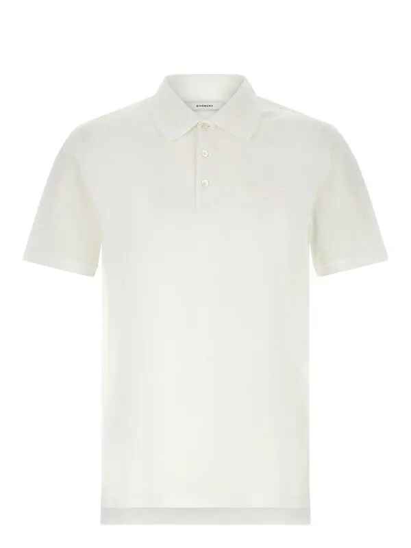 Givenchy Paris' Polo Shirt - White