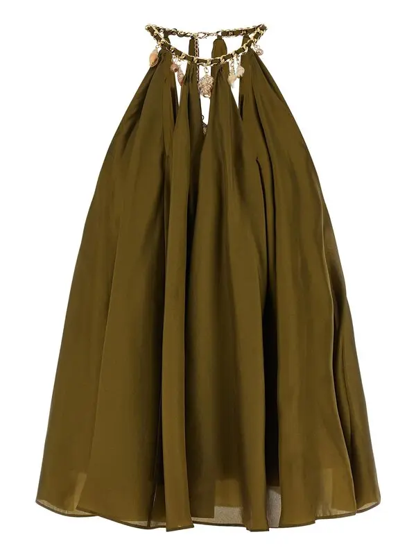 Zimmermann Mahon Silk Blouse - Green