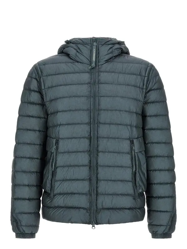C.P. COMPANY Goggle Down Jacket - Blue