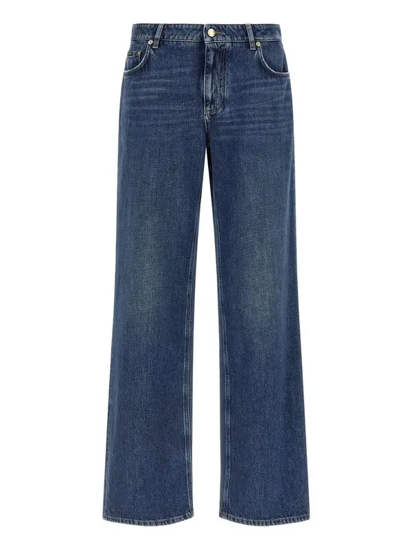 Dolce & Gabbana Wide Leg Jeans - Blue