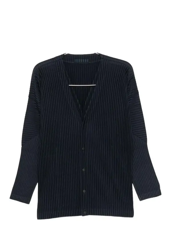 Issey Miyake Pleated Cardigan - Multicolor