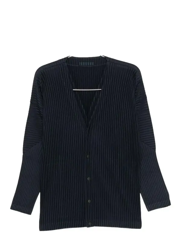 Issey Miyake Homme Plissé Pleated Cardigan - Multicolor