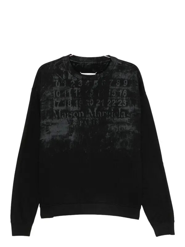 MAISON MARGIELA Logo Cotton Sweathirt - Multicolor