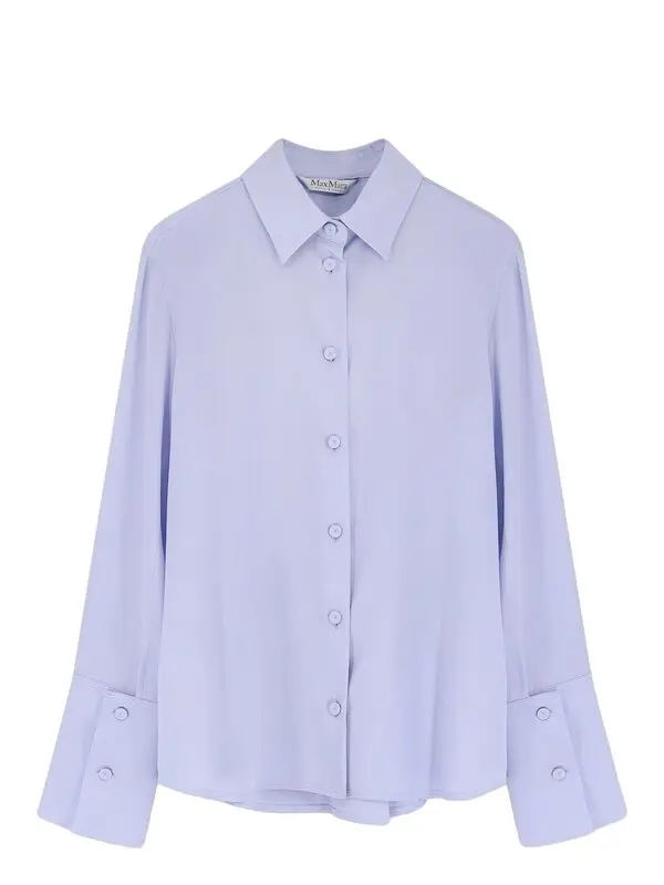 Max Mara Mxpvoliera Stretch Silk Shirt - Multicolor