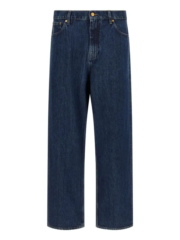 JIL SANDER Straight Leg Jeans - Blue