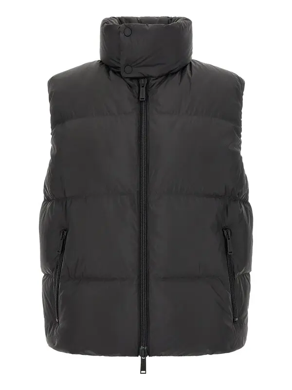 Dsquared2 Upside Down Padded Vest - Black