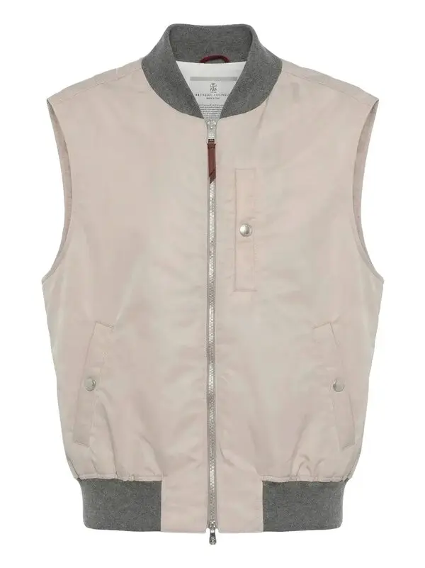 Brunello Cucinelli Polyamide Bomber Jacket - Multicolor