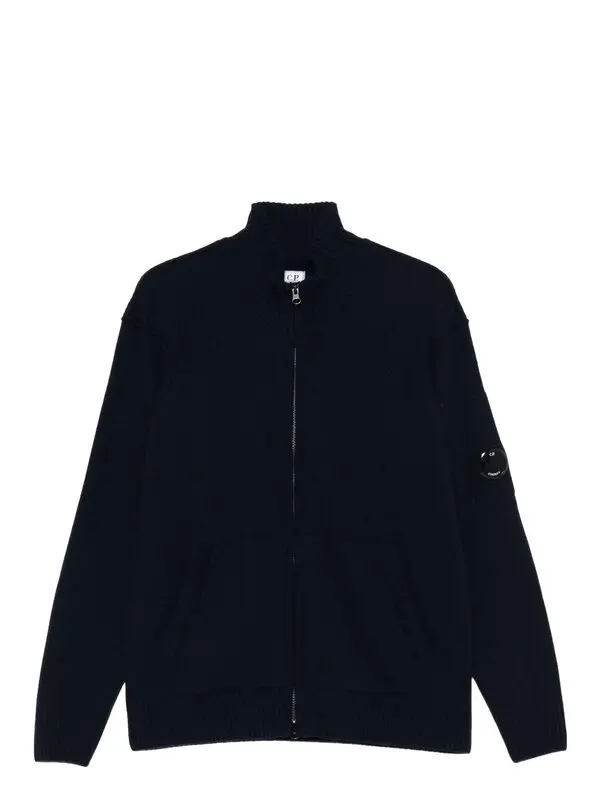C.P. COMPANY Wool Zipped Cardigan - Multicolor