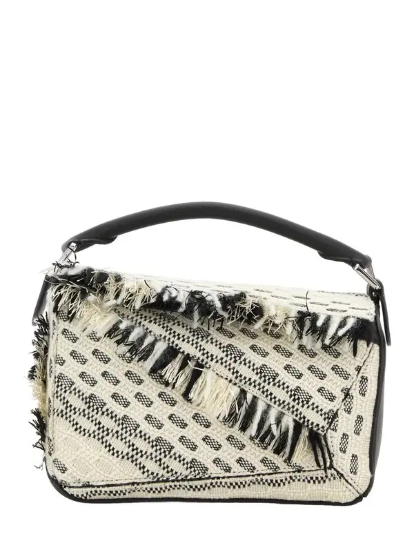 Loewe Two-tone Fabric Puzzle Handbag - Multicolor