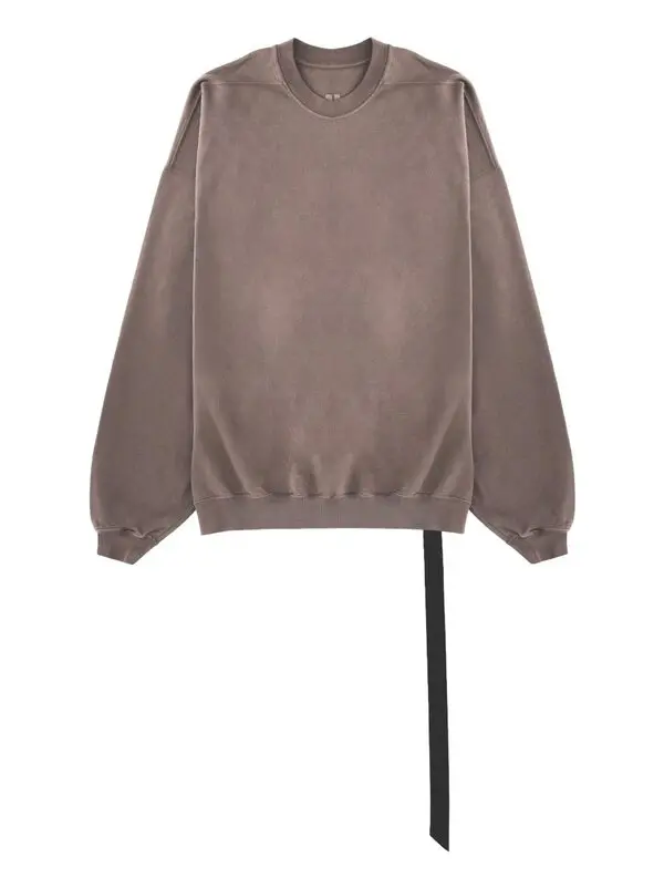 Rick Owens Crewneck Cotton Sweatshirt - Cream